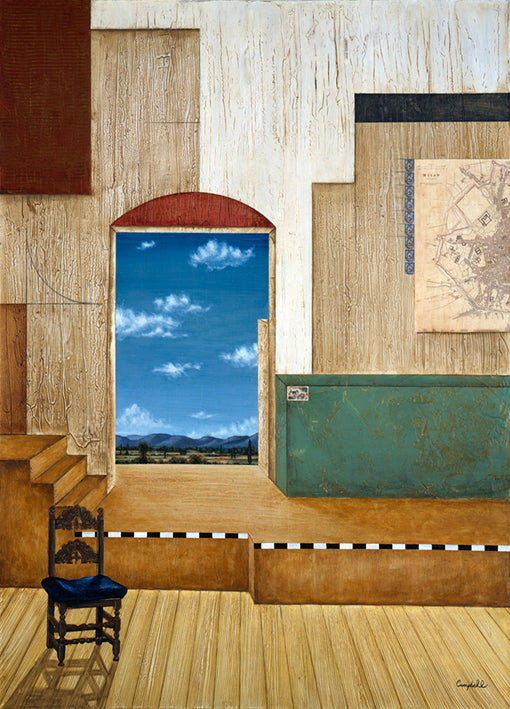 79971 Interior Map, Surrealism, by Campbell J, available in multiple s ...
